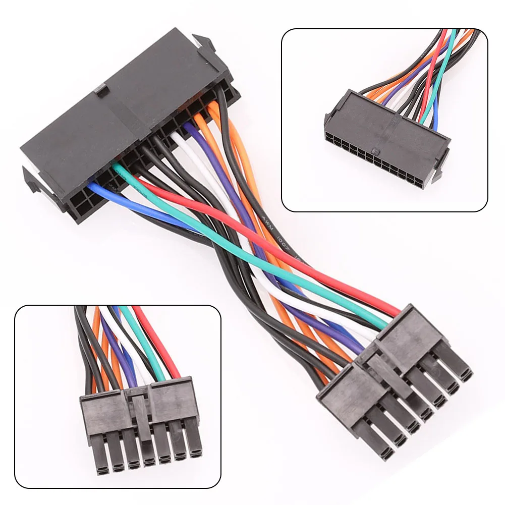 24 Pin To 14 Pin PSU Main Power Supply ATX Adapter Cable For Lenovo IBM ...