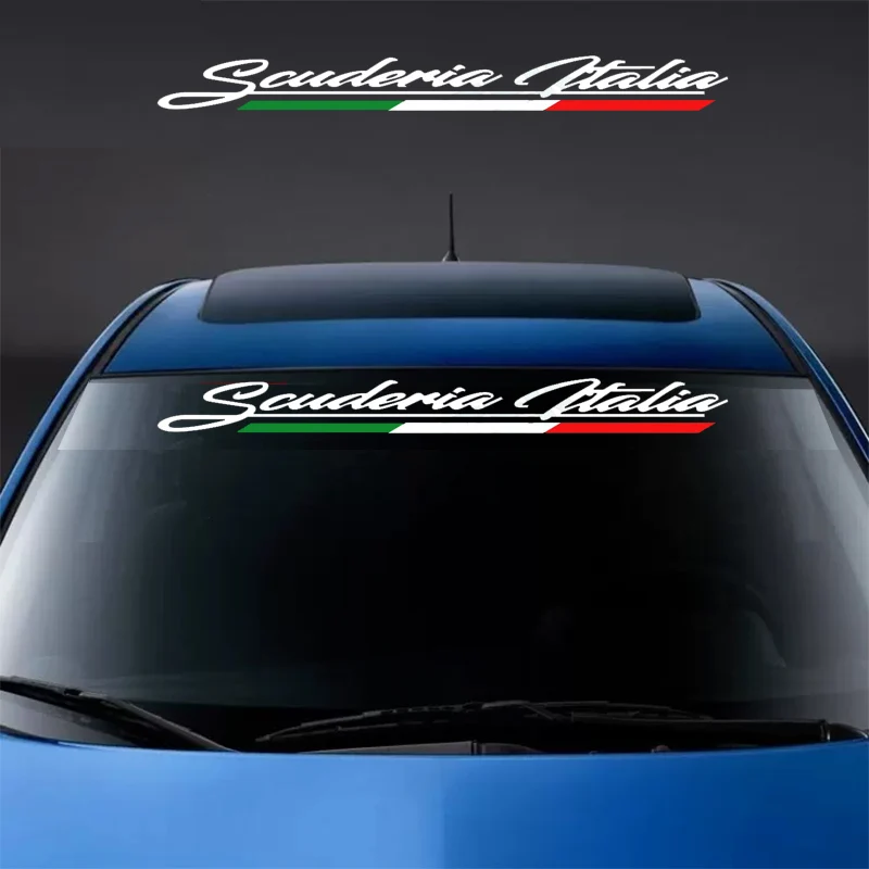 Scuderia-Italia-Car-Front-Windshield-Vinyl-Sticker-Decal-For-Fiat-500 ...