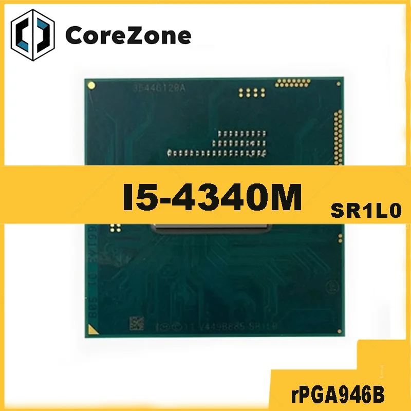 Core I5 4340M I5-4340M SR1L0 2.9GHz Prosesor CPU Dual-Core Quad-Thread ...