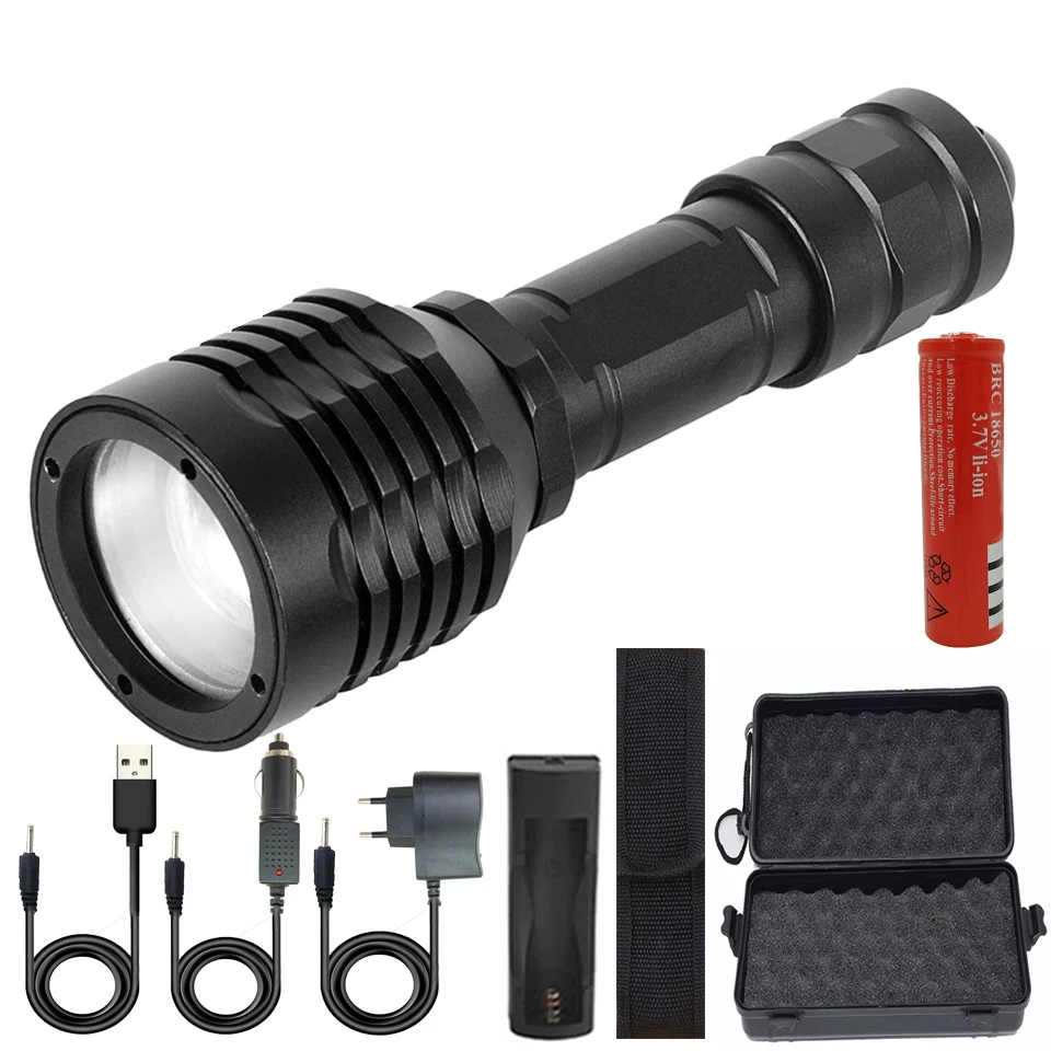 Flashlight Battery 18650 | Diving Light Underwater | Underwater ...