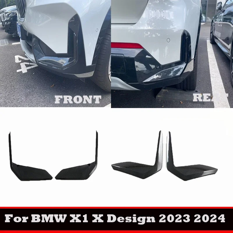 For-BMW-X1-U11-X-design-2023-2024-ABS-carbonfiber-Car-Front-Rear-Bumper ...