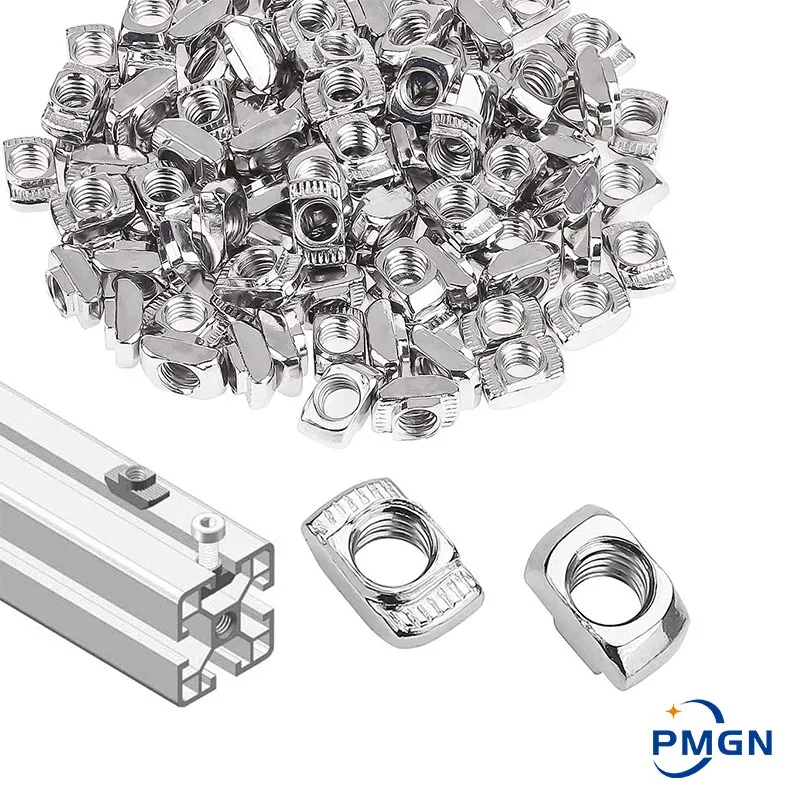 2020 3030 4040 T Nut M3 M4 M5 M6 M8 Slot T-nut Sliding Hammer Drop In Fasten Connector for EU 20 ...