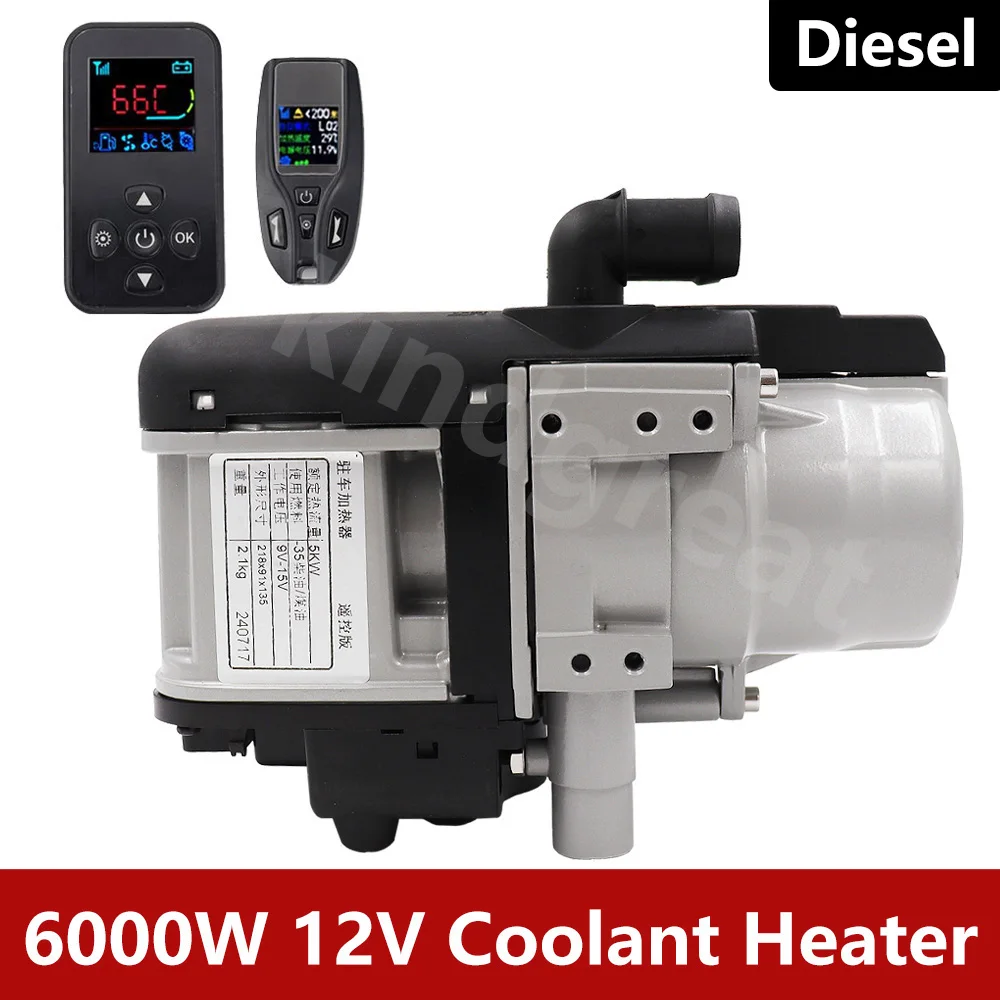 6KW 12V For Trucks Van Car Diesel Dual Mode Preheater Fuel Liquid ...