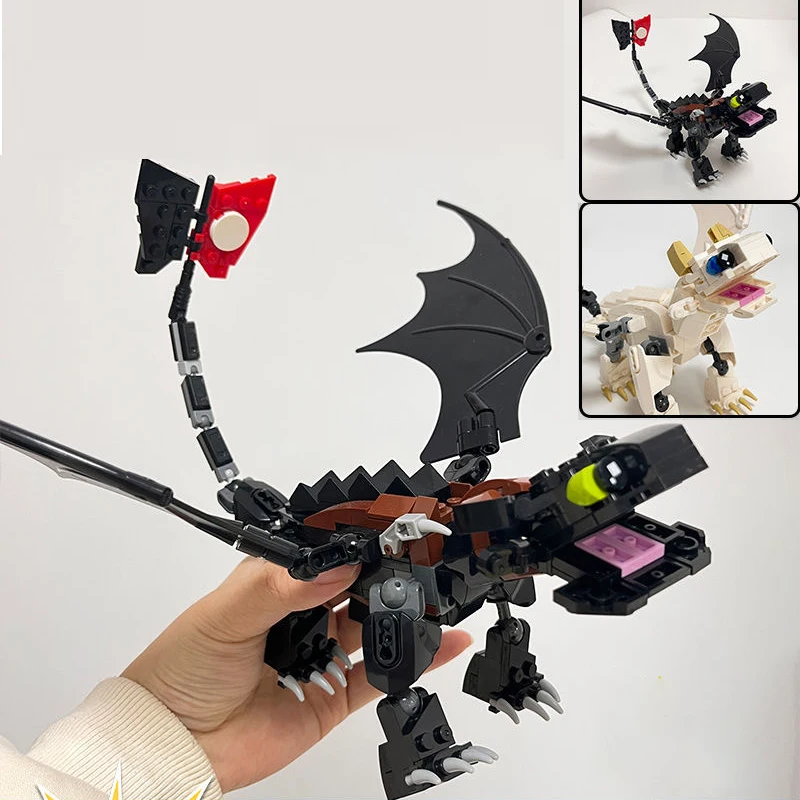 MOC-23064-Dragon-Building-Blocks-Modular-Animal-Block-Model-Spot-Ideas ...