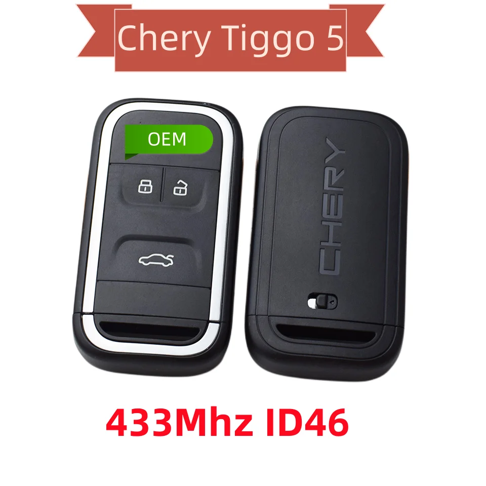 Original 433Mhz 46 47 4A KeyLess Go Remote For Chery Tiggo 5 8 ARRIZO 5 ...