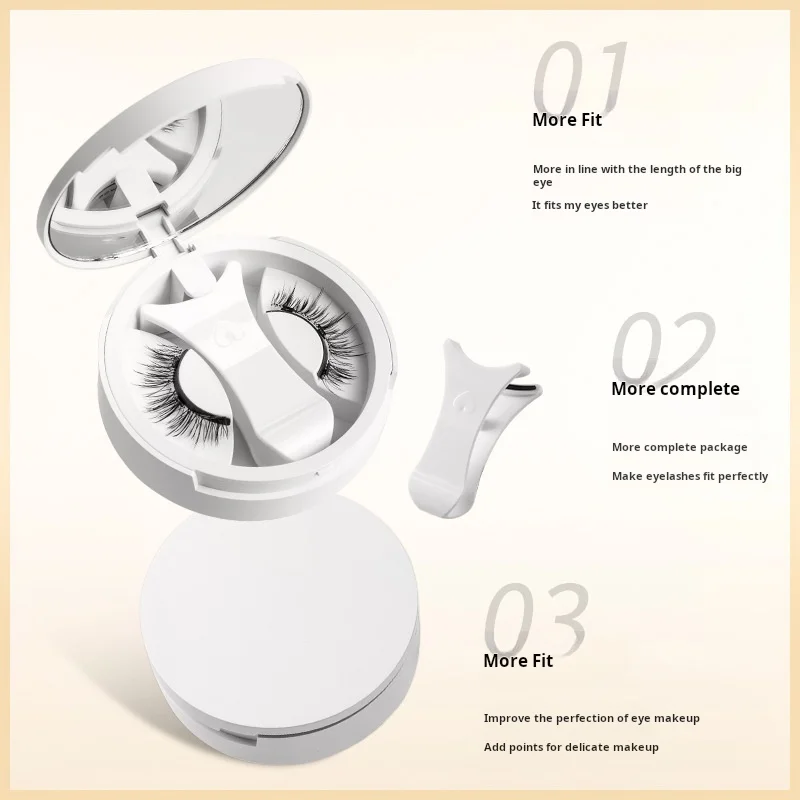New 1pair Magnetic Eyelashes With Applicater Beauty Set All-in-one ...