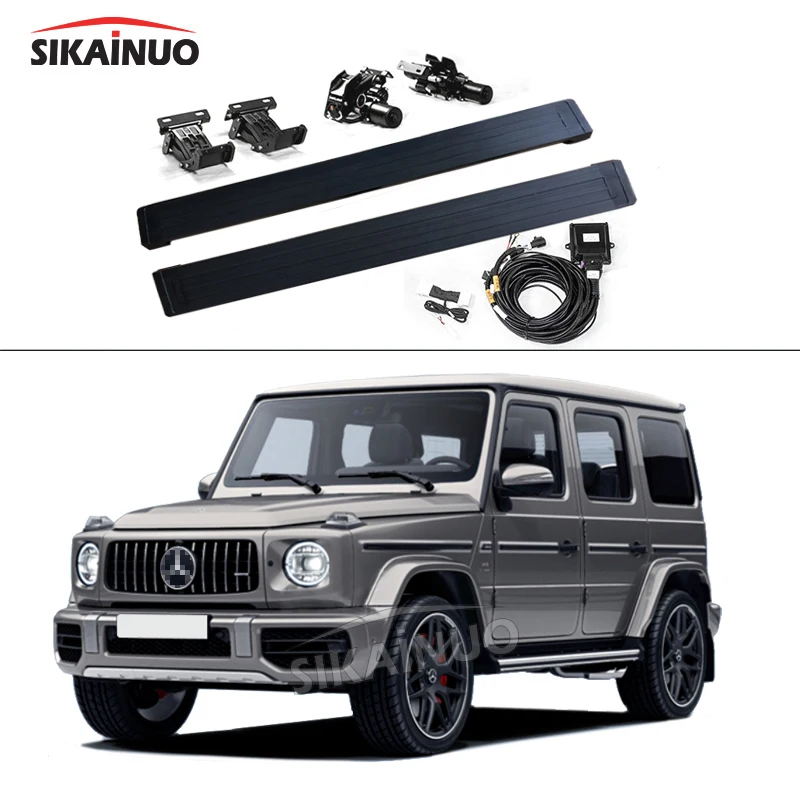 G-Wagen-Electric-Side-Steps-Aluminum-Power-Running-Board-Automatic-For ...