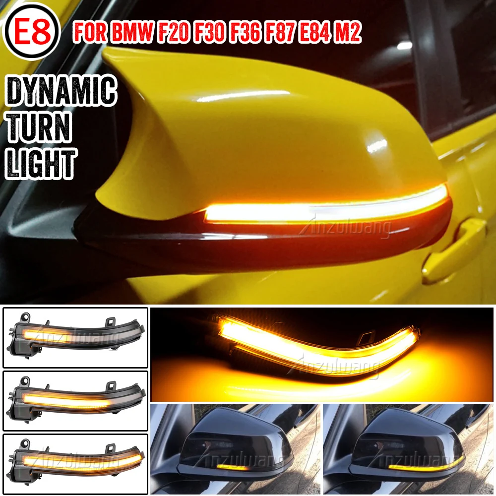 LED-Dynamic-Turn-Signal-Side-Mirror-Sequential-Light-Lamp-For-BMW-1-2-3 ...