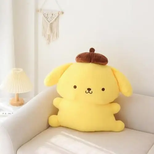 Kawaii Cartoon Pompom Purin Pillow Toy - KawaiiMerch.com