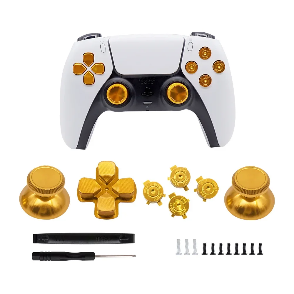 Replacement-Aluminum-Buttons-for-PS5-Controller-Metal-Dpad-ABXY ...