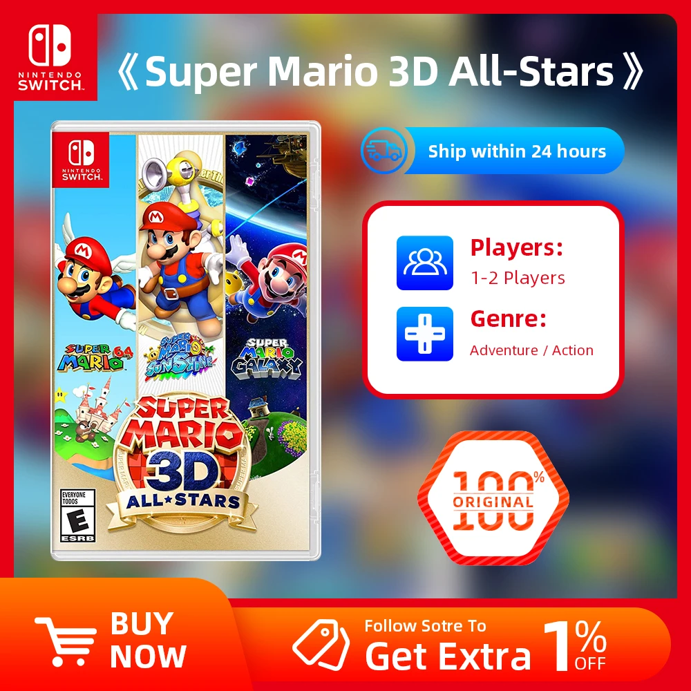 Ofertas Do Jogo Nintendo Switch-super Mario 3d Coleção All Star-jogos ...