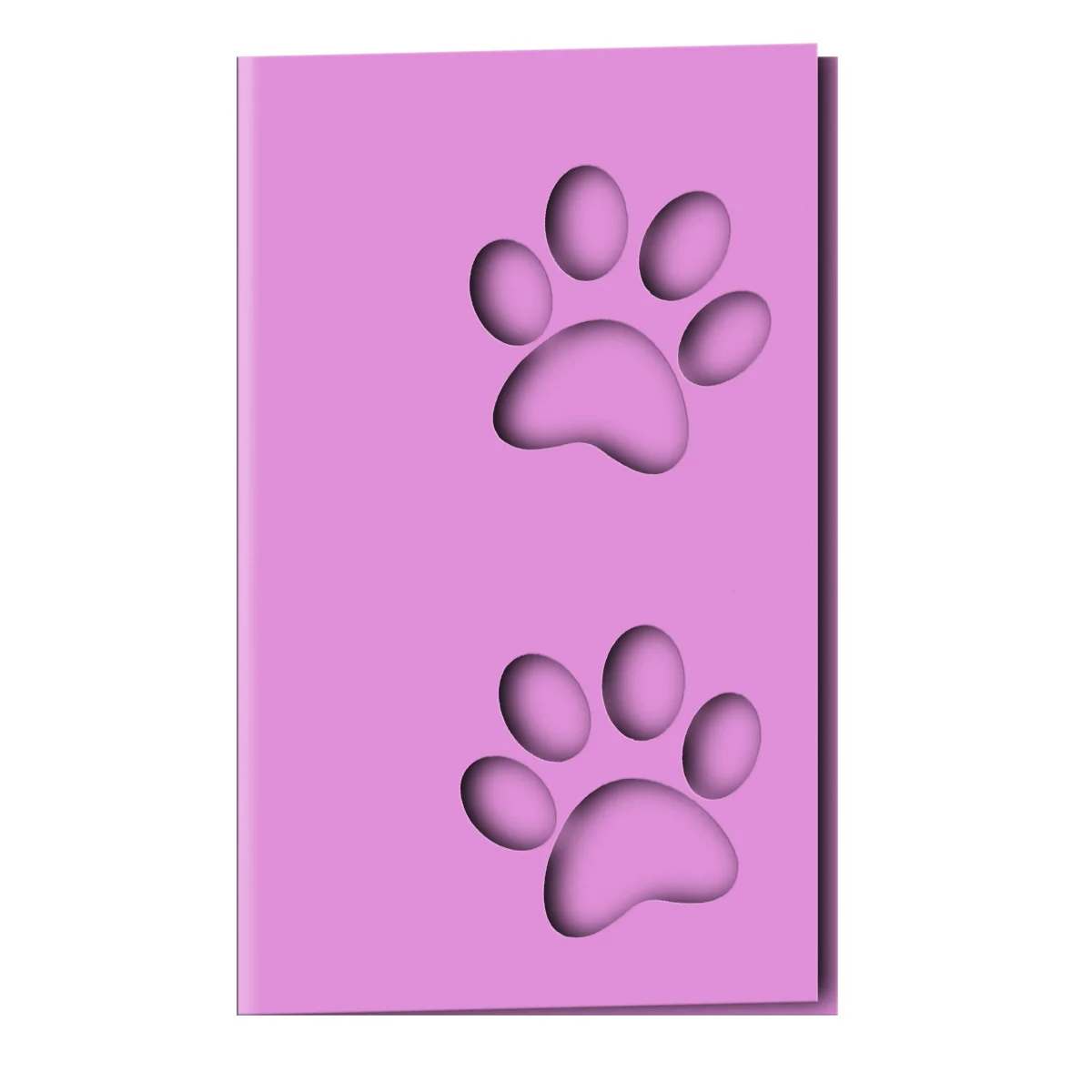 Pink Footprint Border