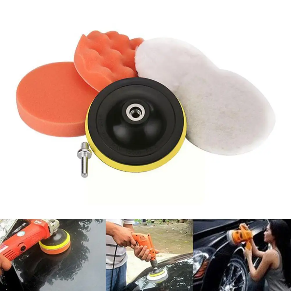 3-4inch-Universal-Car-Polish-Pad-For-M10-Soft-Wool-Machine-Waxing ...