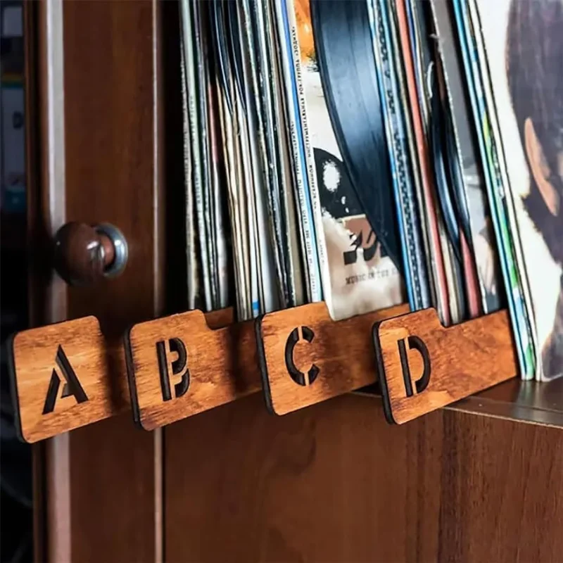 Vinyl-Record-Dividers-Wooden-Record-Dividers-Alphabetical-Vinyl-Record ...