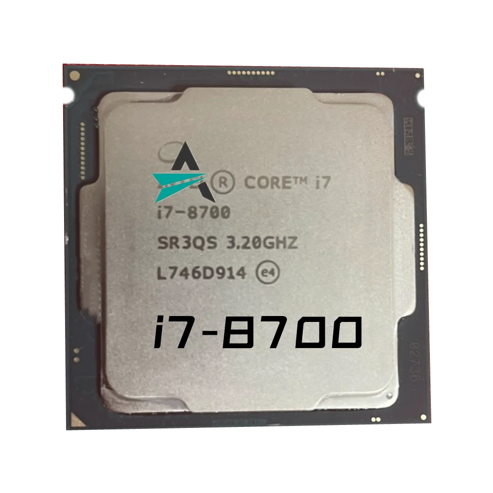 Usado Core i7 8700 3.2GHz Six-Core Doze Thread CPU Processor 12M 65W ...