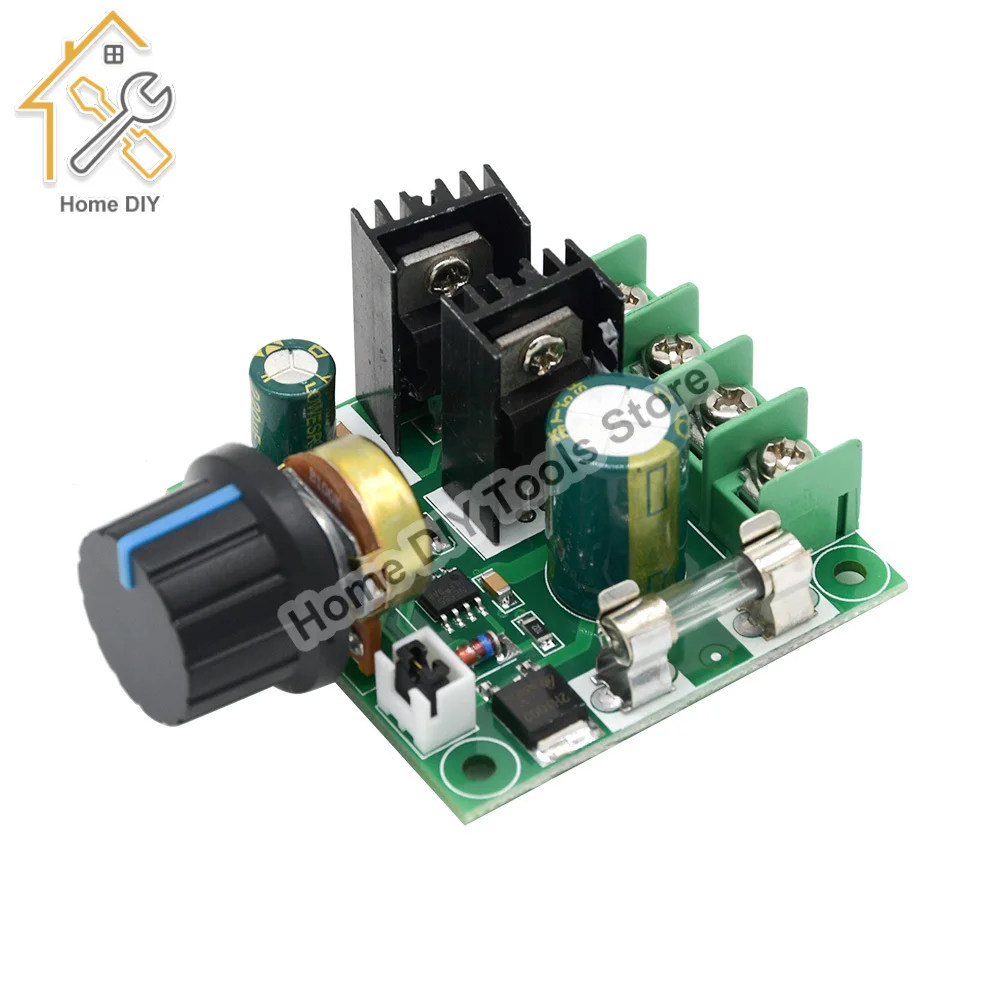 12V-40V-10A-Auto-PWM-DC-Motor-Speed-Controller-Regulator-Governor-with ...