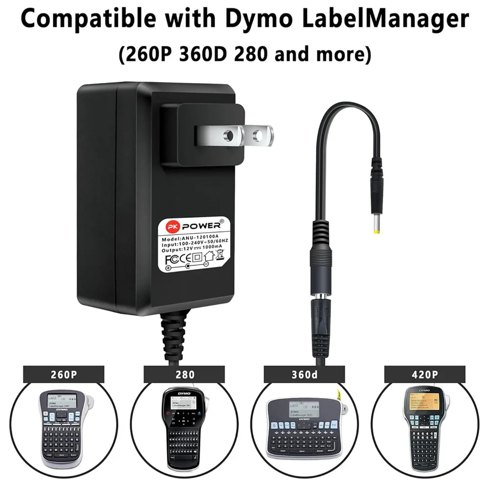 9V AC DC Adapter Charger for DYMO LabelManager 160 LM-160 210D 220P 350 ...