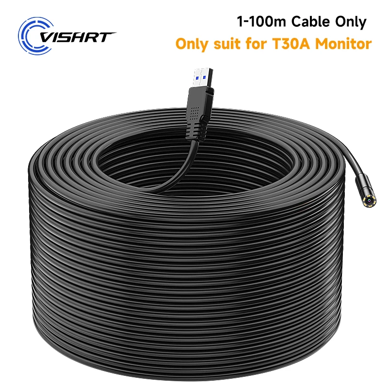 Endoscope-Camera-Cable-Only-1m-100m-HD1080P-Single-Camera-8MM ...