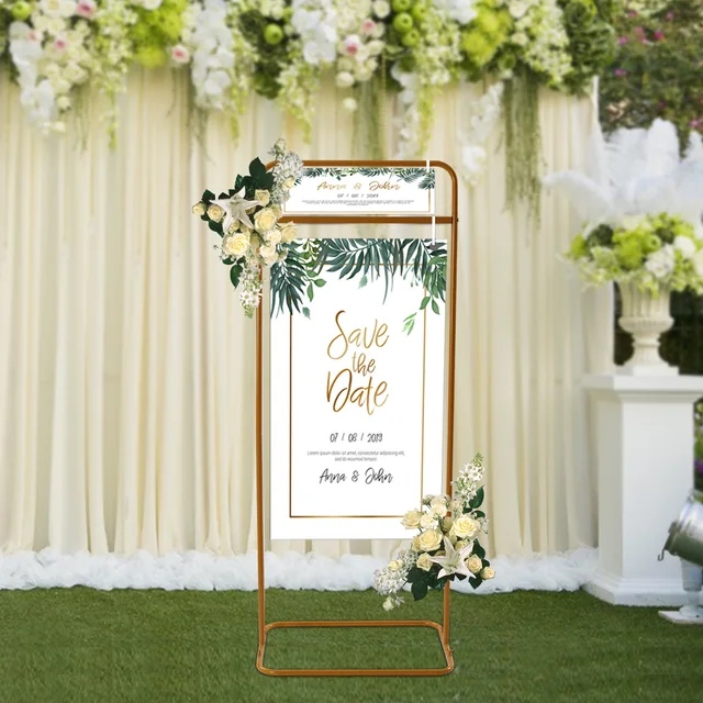 Diy wedding sign stand 60 photos - Astyledwedding.com