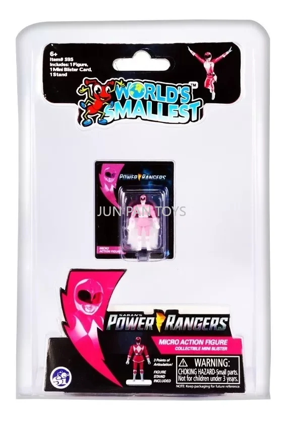 Figuras en miniatura de acción de los Power Rangers más pequeños del ...