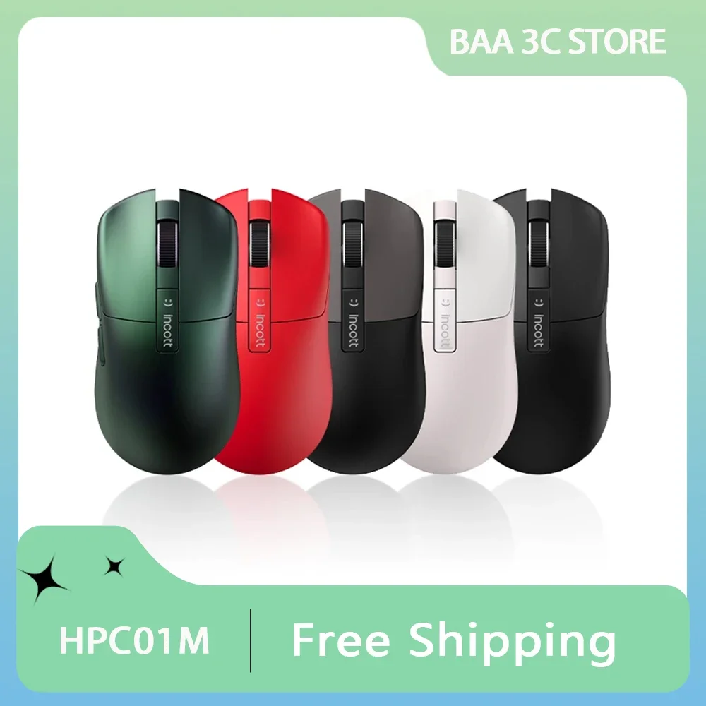 INCOTT-HPC01MPro-Wireless-Gaming-Mouse-Hot-Swap-Microswitch-4K-PAW3395 ...