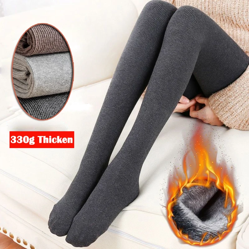 Winter-Thicken-Thermal-Leggings-130g-330g-Fleece-Warm-Women-s-Stockings ...