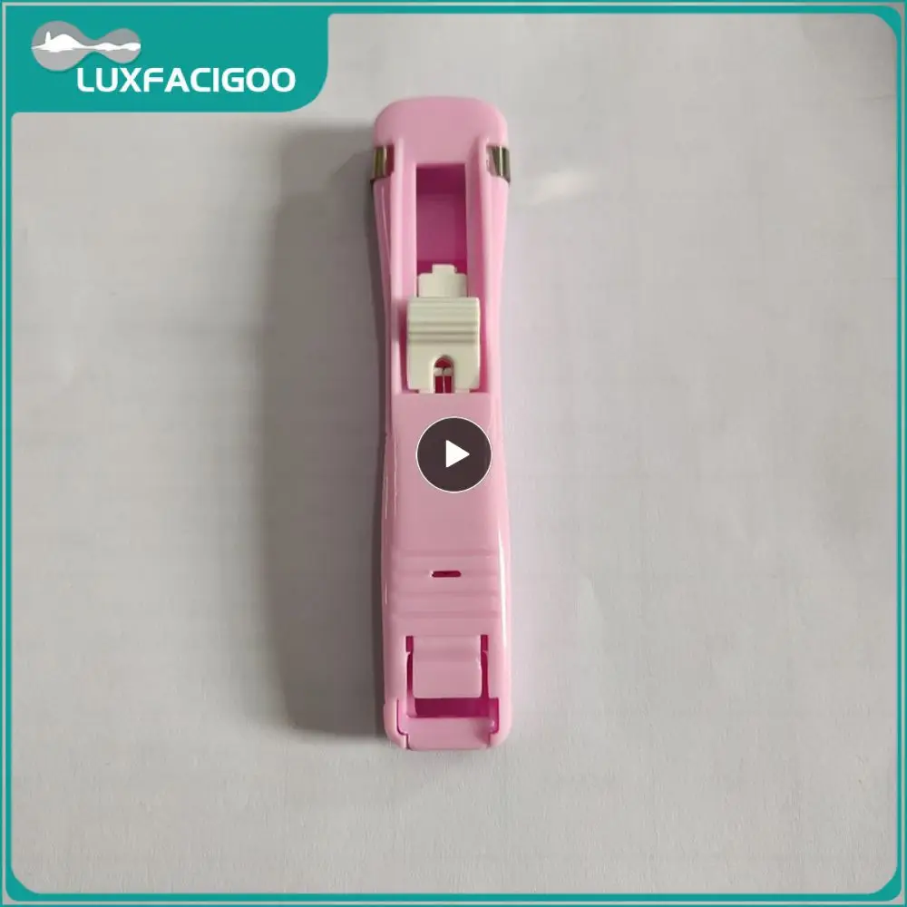 Hand-Clamp-Stapler-Portable-Clip-Stapler-Fast-Clam-Clip-Dispenser-Push ...