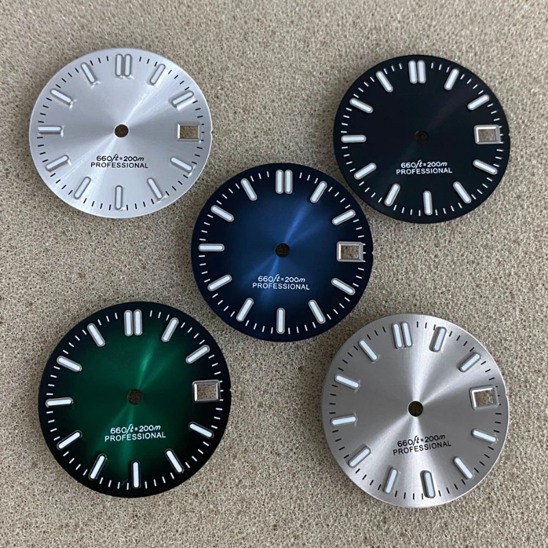 New-Dial-28-5mm-Modified-Dial-with-Green-Glow-Suitable-for-NH35-4R-7S ...