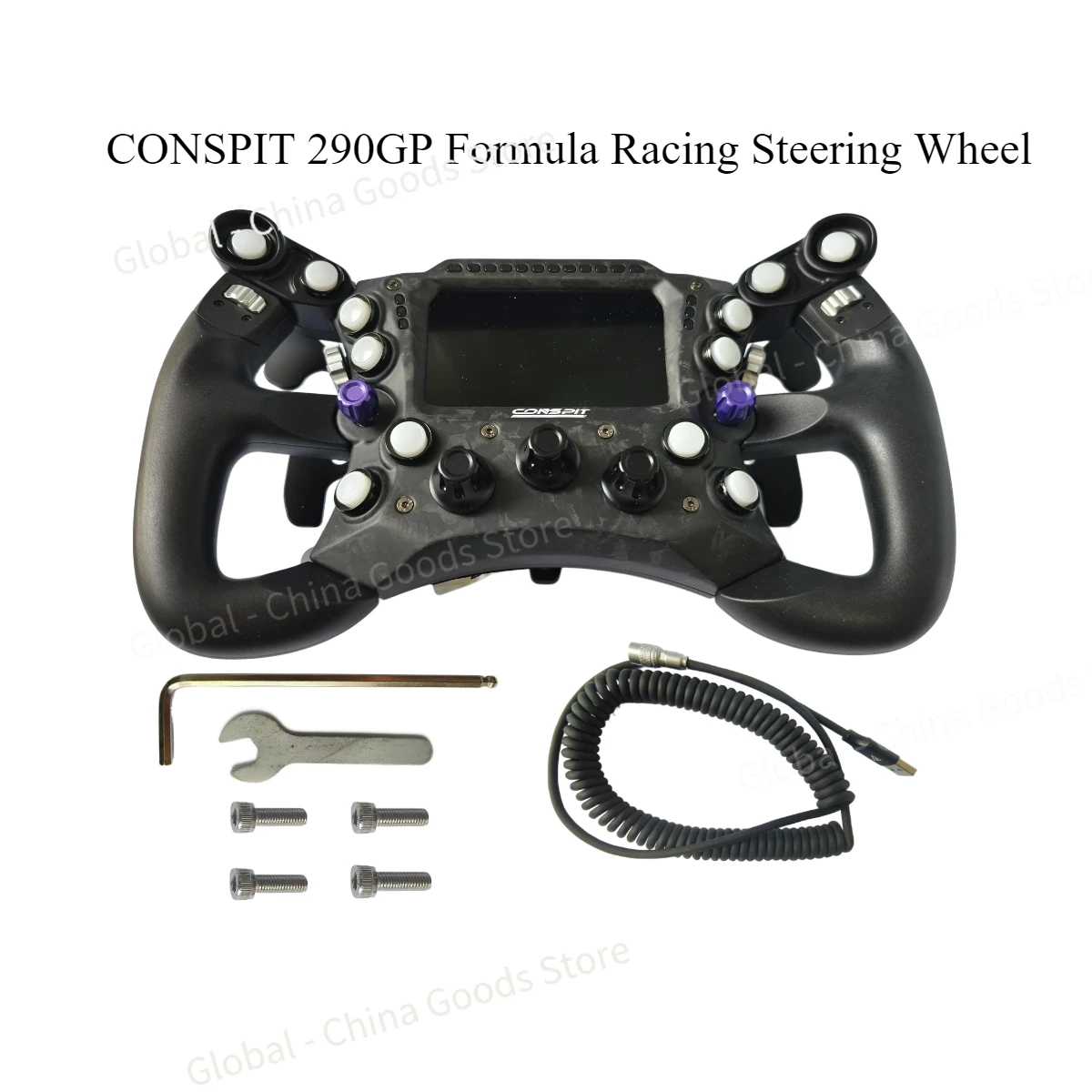 CONSPIT 290GP 290mm/11.4 "Fórmula Racing Wheel emulador de jogo Volante ...