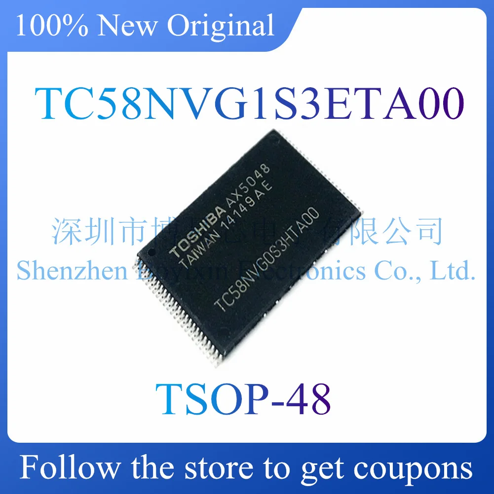NEW-TC58NVG1S3ETA00-Original-genuine-256MB-NAND-FLASH-flash-memory-chip ...