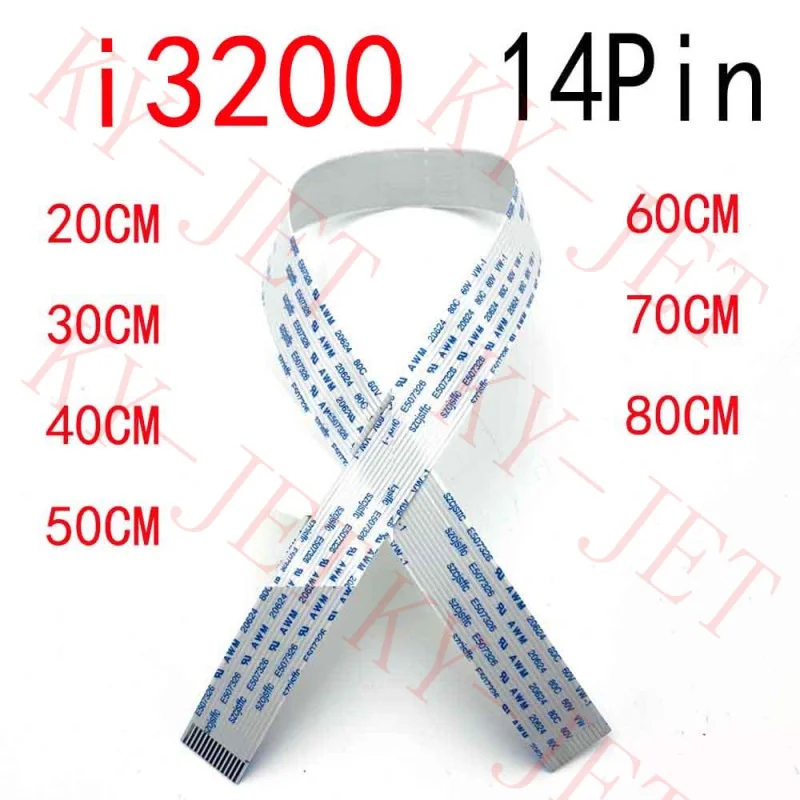 KYJET-10pcs-Inkjet-Printer-14pins-Data-Cable-I3200-Print-head-For-Epson ...