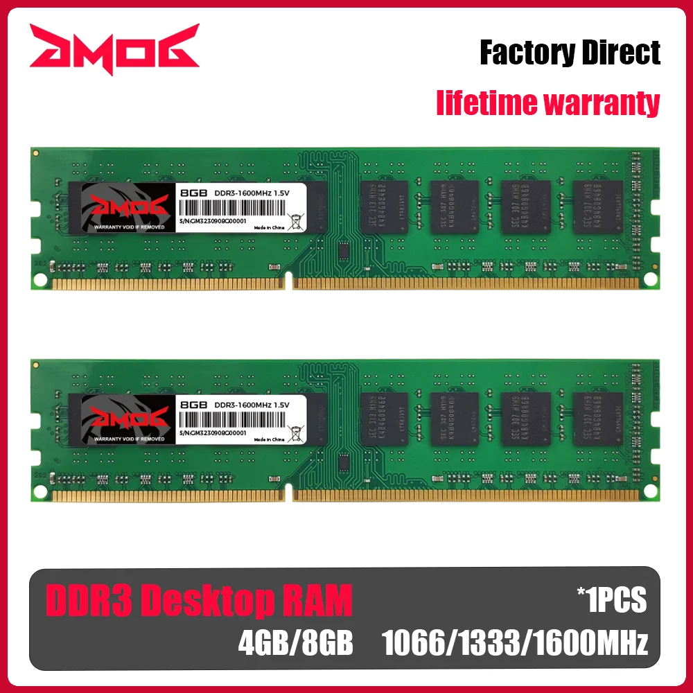 GMOG-RAM-DDR3-Memoria-4GB-8GB-1066MHz-1333MHz-1600MHz-Lodimm-Desktop ...
