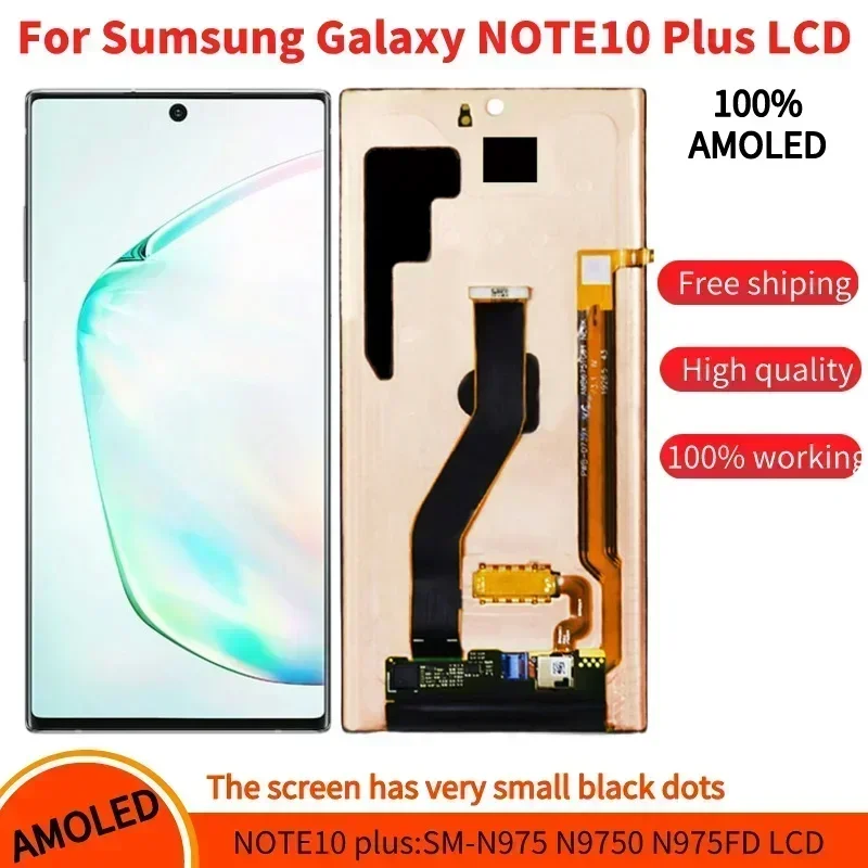 Super-AMOLED-Screen-for-Samsung-Galaxy-Note10-Plus-LCD-SM-N975-N9750 ...