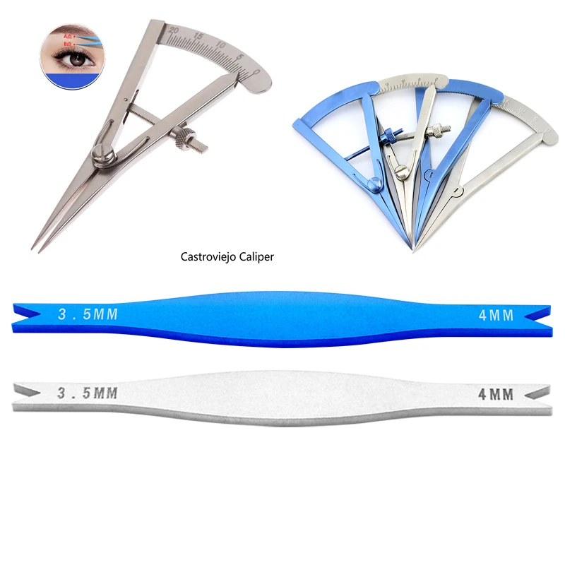 1pcs-Eye-Caliper-Castroviejo-Calipers-Braunstein-Fixed-Caliper-Eyelid ...