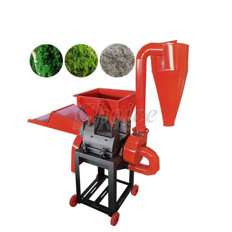Silage Fodder Chopper Grass Cutting Machine Stalks Leaves Corn Chaff ...