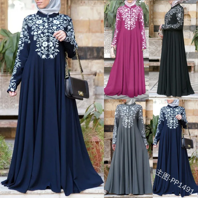 African-Women-Jilbab-Muslim-Prayer-Dresses-Hooded-Abaya-Sleeve-Islamic ...