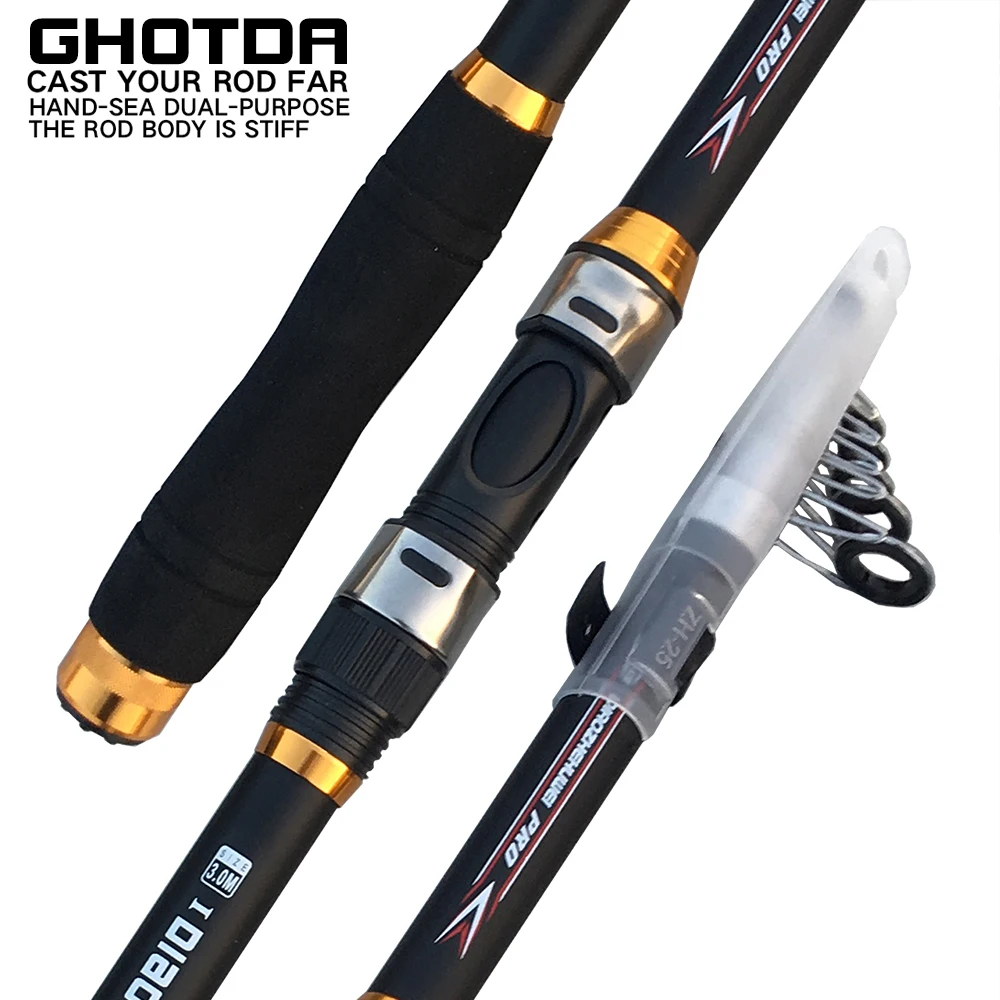 Portable-Travel-Sea-Pole-Ocean-Telescopic-Fishing-Spinning-Rod-3-6M-3 ...