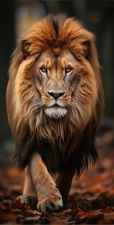 Ferocious Lion Poster and Prints Modern Wild Animal Art Canvas Painting ...