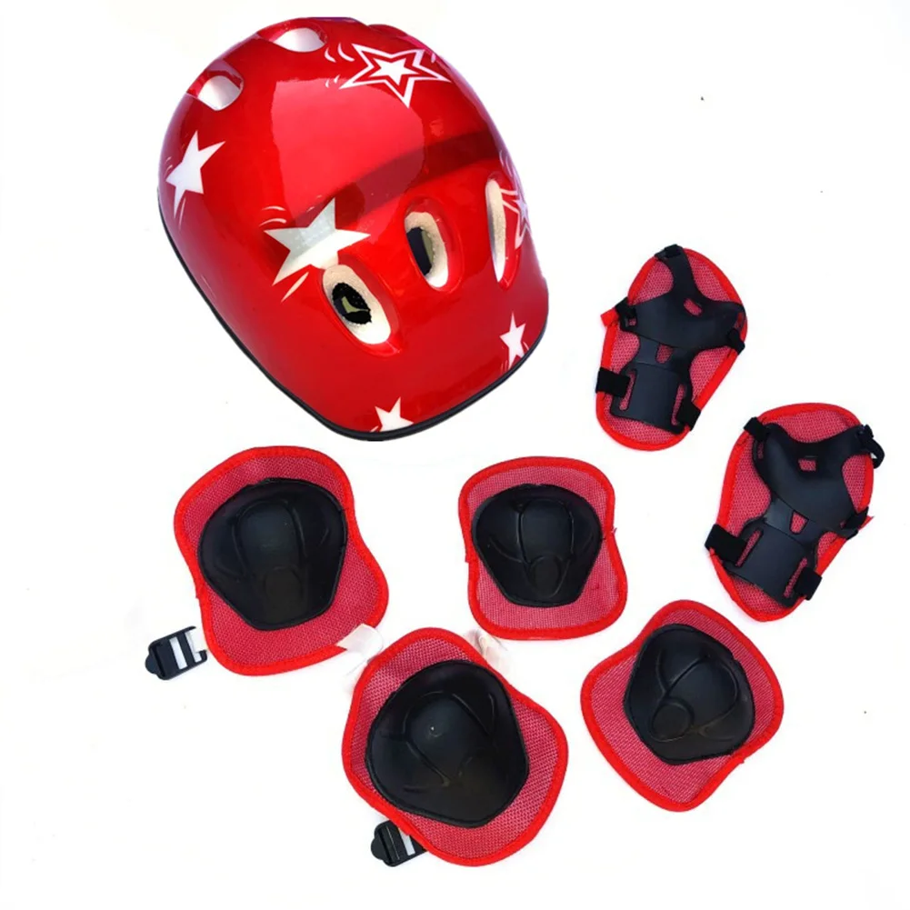 1Set-Children-s-Thickened-Knee-Protection-Roller-Skating-Helmet ...