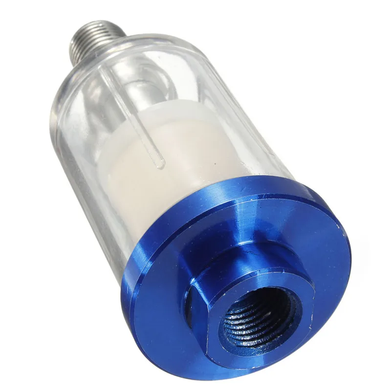 1-4-Blue-Spray-Gun-Water-Oil-Separator-Air-Hose-Filter-Moisture-Trap ...