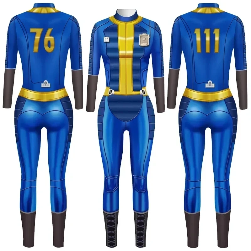 Fall Cos Out Cosplay Costume 4 Uniform The Ghoul Blue Lucy Vault 33 No ...