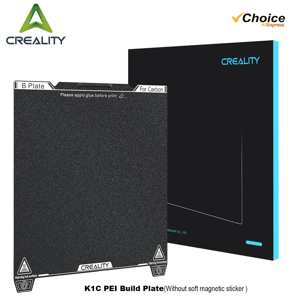Creality-Official-K1C-Build-Plate-Textured-Surface-235x235mm-PEI-Sheet ...