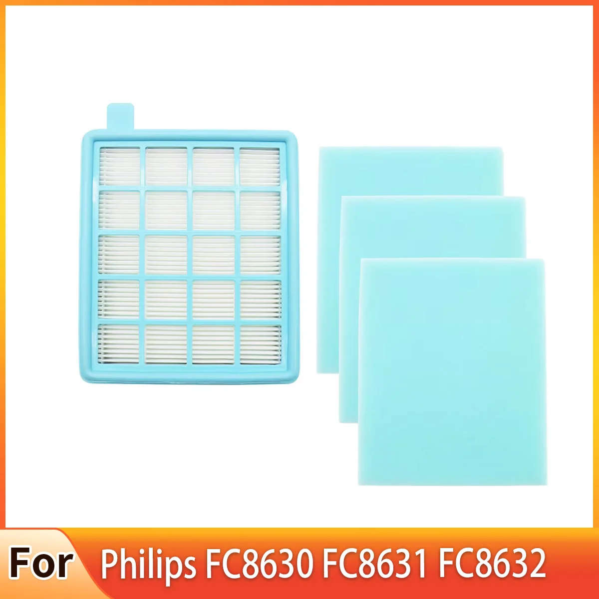4pcs/lot Filter Mesh HEPA FILTER BUFFALO-MISTRAL For Philips FC8630 ...