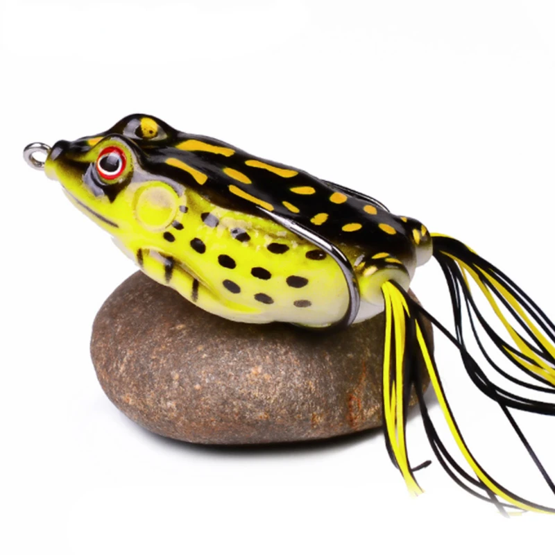 1PCS-Frog-Silicone-Soft-Bait-Fishing-Lures-6g-9g-12g-Frog-Spinner-Squid ...