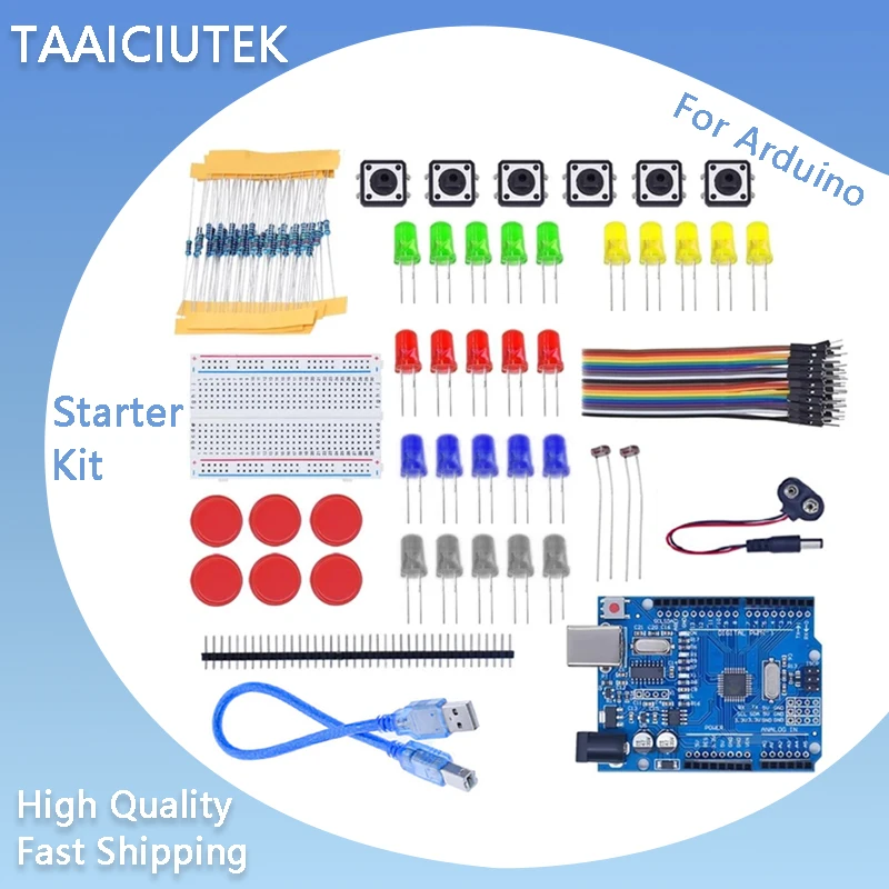 Kit de placa de pruebas para Arduino, Kit de iniciación para UNO R3 ...