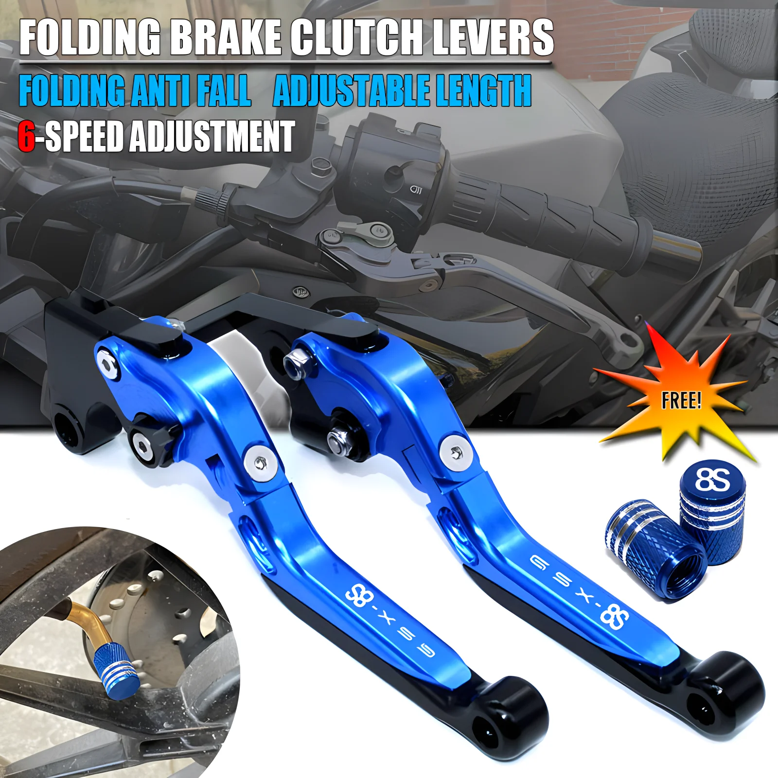 Fit GSX-8S 2023-2024 Clutch Handles For Suzuki GSX8S GSX 8 S Folding ...