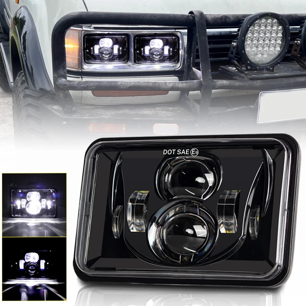 For-Suzuki-DRZ-For-Honda-XR-Square-Replacement-H4651-H4652-H4656-H4666 ...