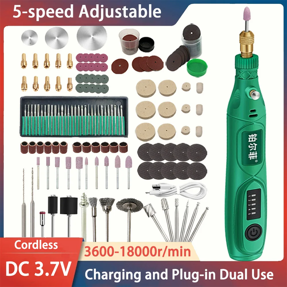3600-18000r-5-Speed-3-7V-Wireless-Drill-Free-Shipping-Drilling-Machine ...
