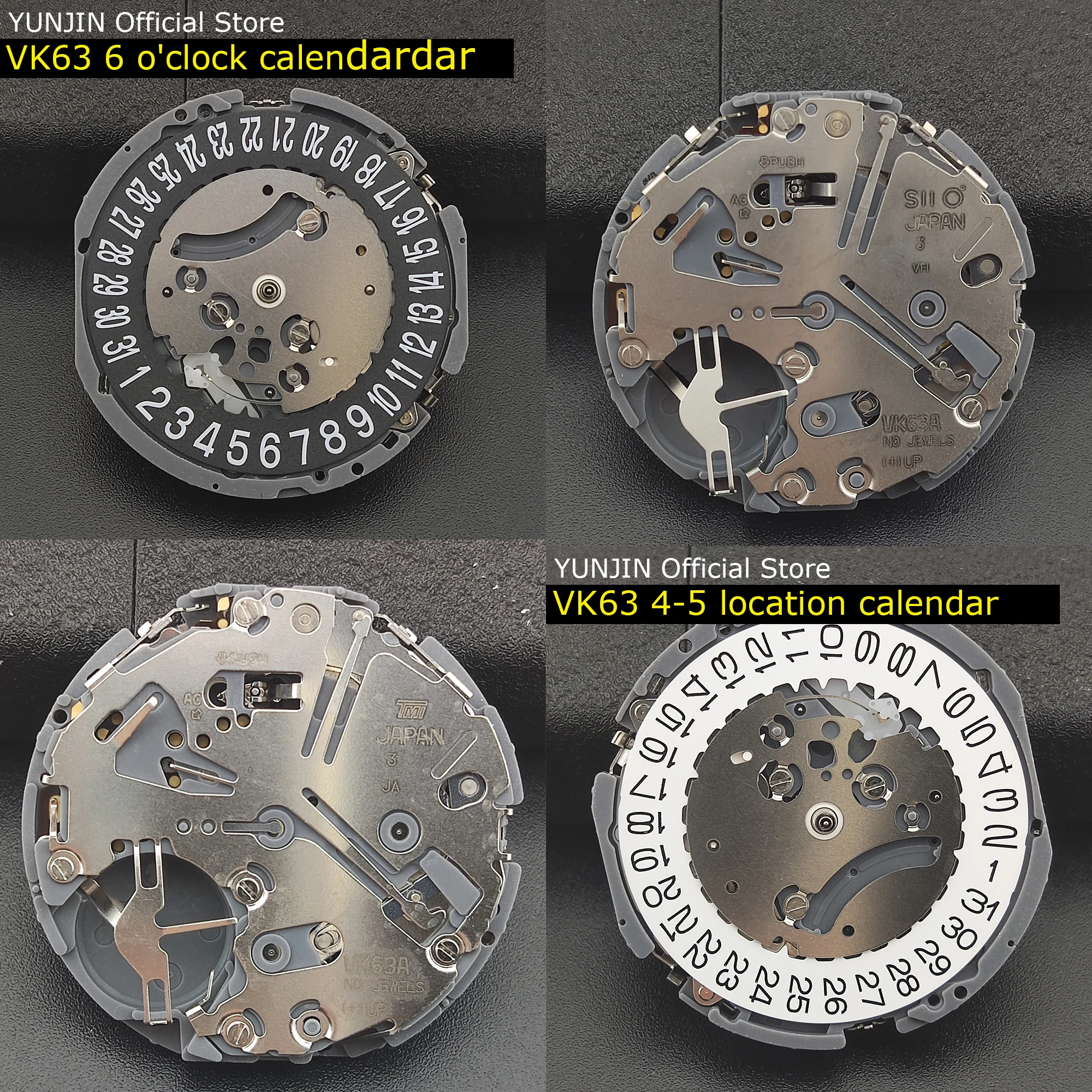 High Accuracy Quartz Chronograph Watch Wrist Movement Replacement For ...