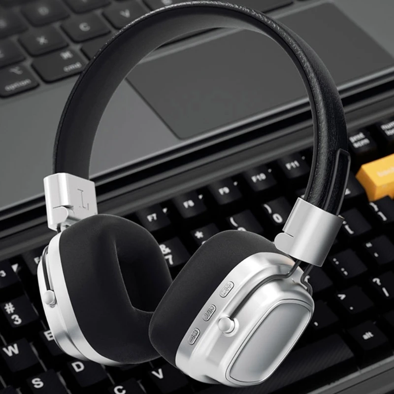 Over Ear Headphones Headset 3.5mm Port Bluetooth-compatible Headphones ...